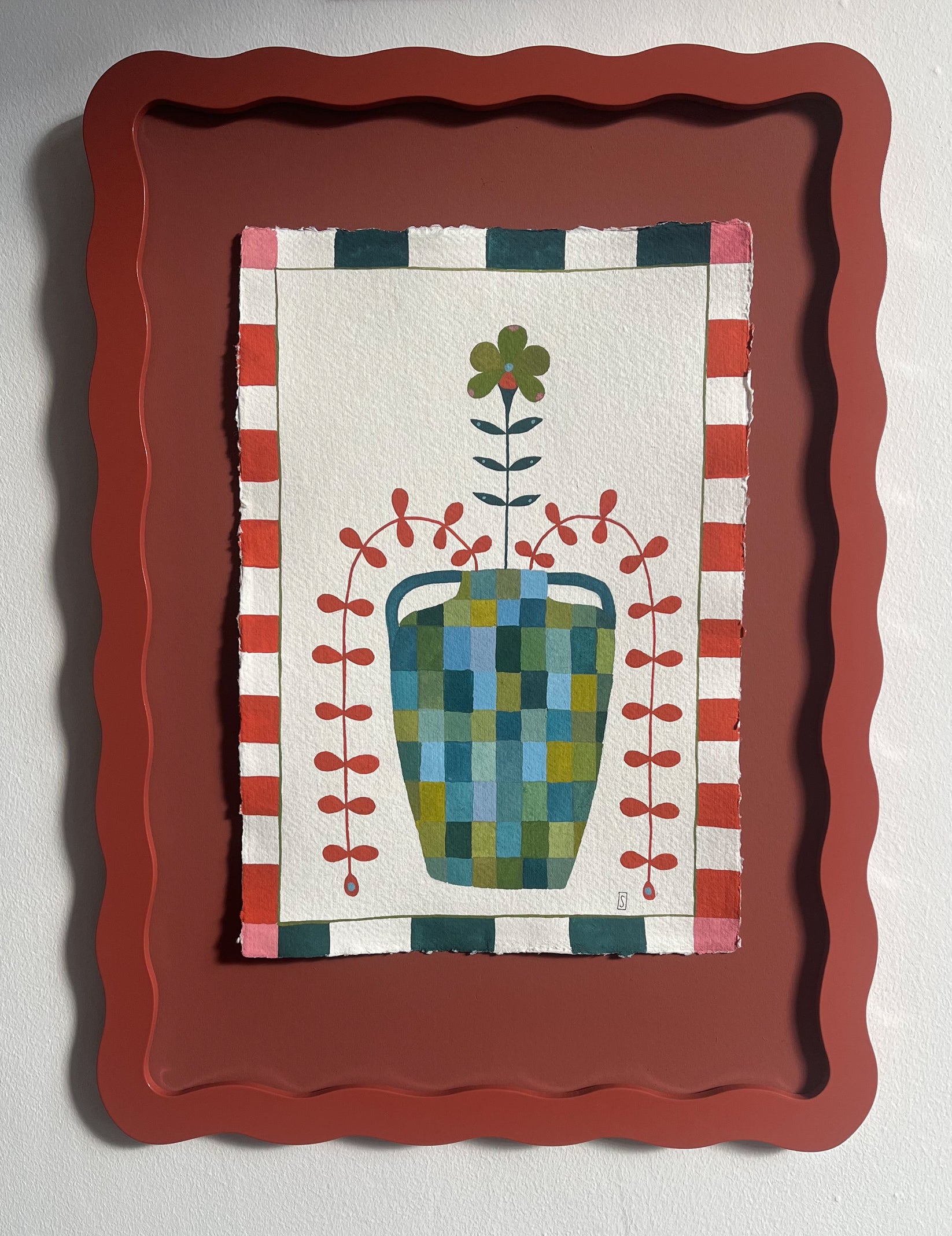 Brick Red A3 Wiggle Frame – Alma Frames