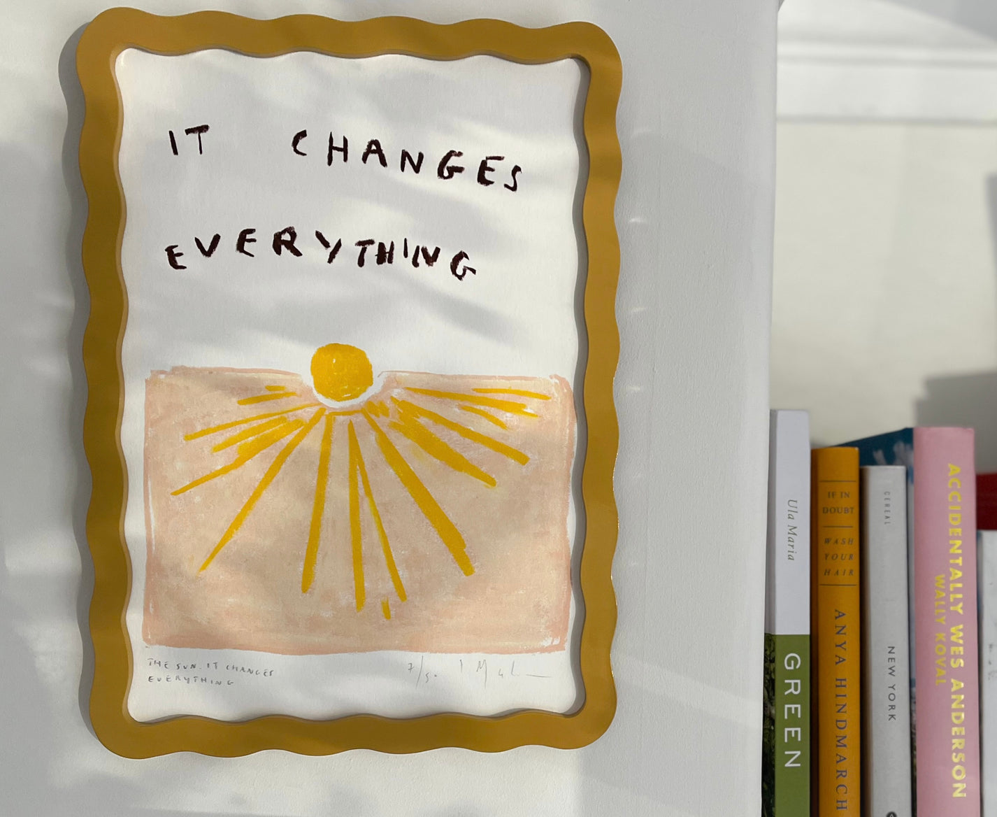 Mustard Yellow A4 Wiggle Frame – Alma Frames